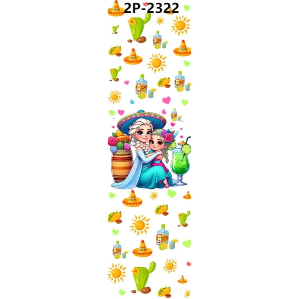 UV DTF Pen Wraps for Custom Pens, Sticker Decals, 111 mm by 32 mm (4.3 ...