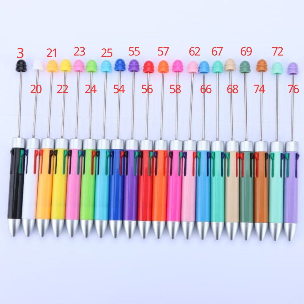 Multicolor Pen, Beaded Four Color Pens, Multi Color Pens and Refills ...