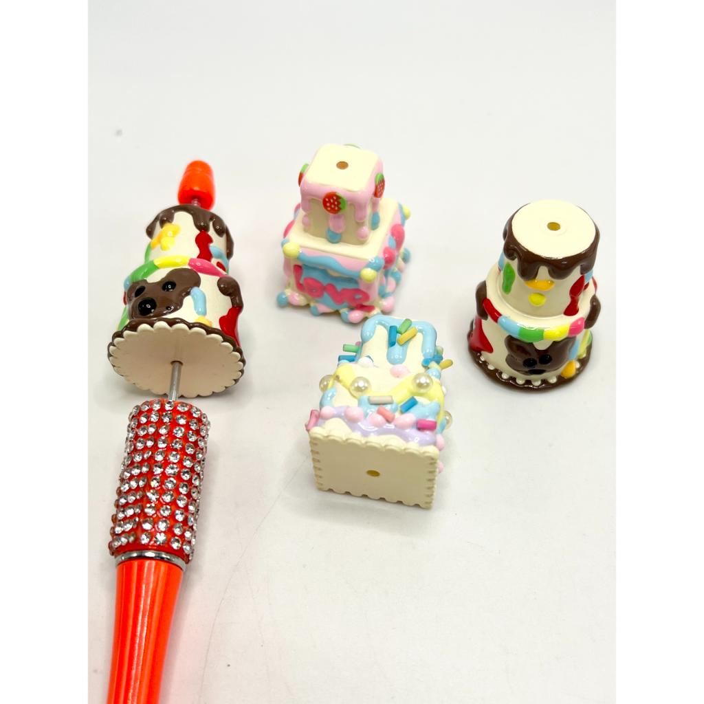 Birthday Cake Acrylic Beads, Random Mix – Beadable Bliss