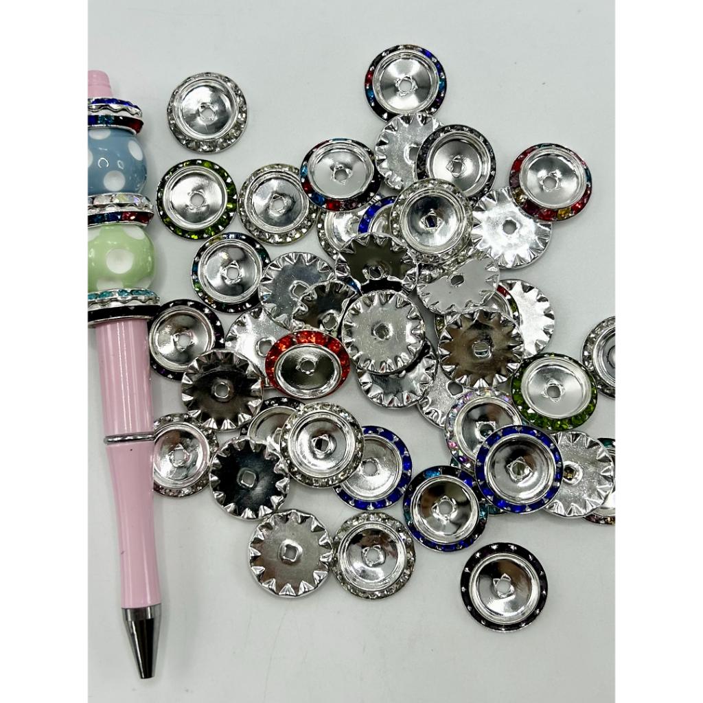 Split Matching Rhinestones Spacers in 15mm, 17mm, and 20mm – Beadable Bliss