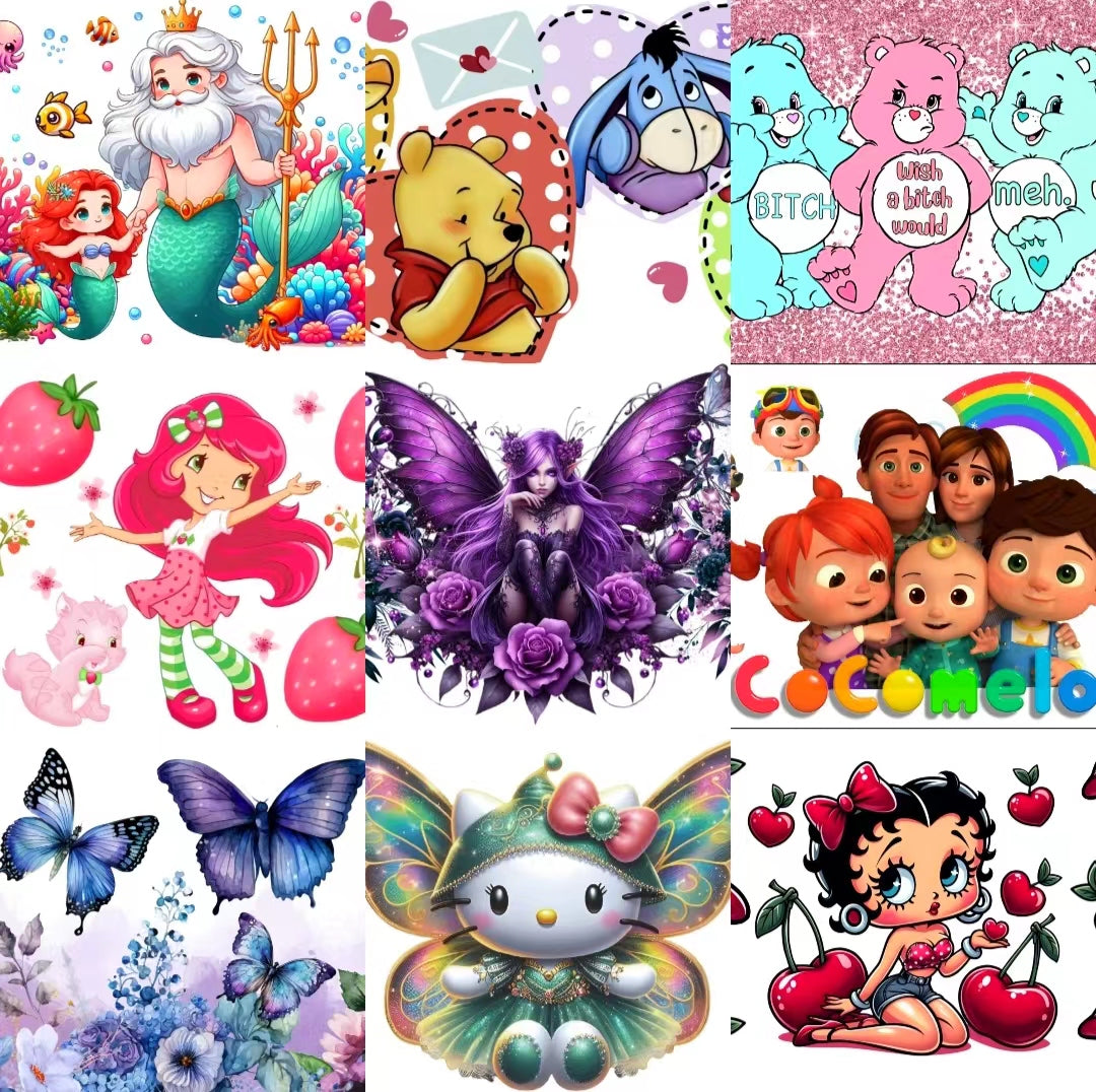 UV DTF Cup Wraps, Pen Wraps and Hot Heat – Beadable Bliss