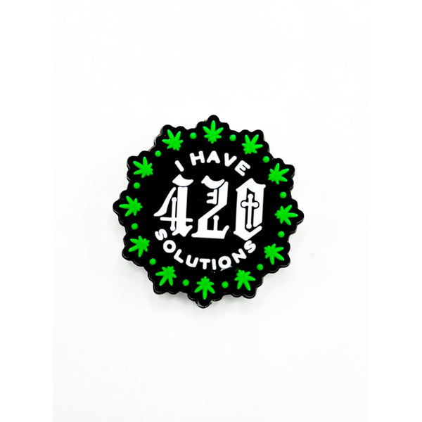 I Have 420 Solutions Green Leaves Silicone Focal Beads – Beadable Bliss