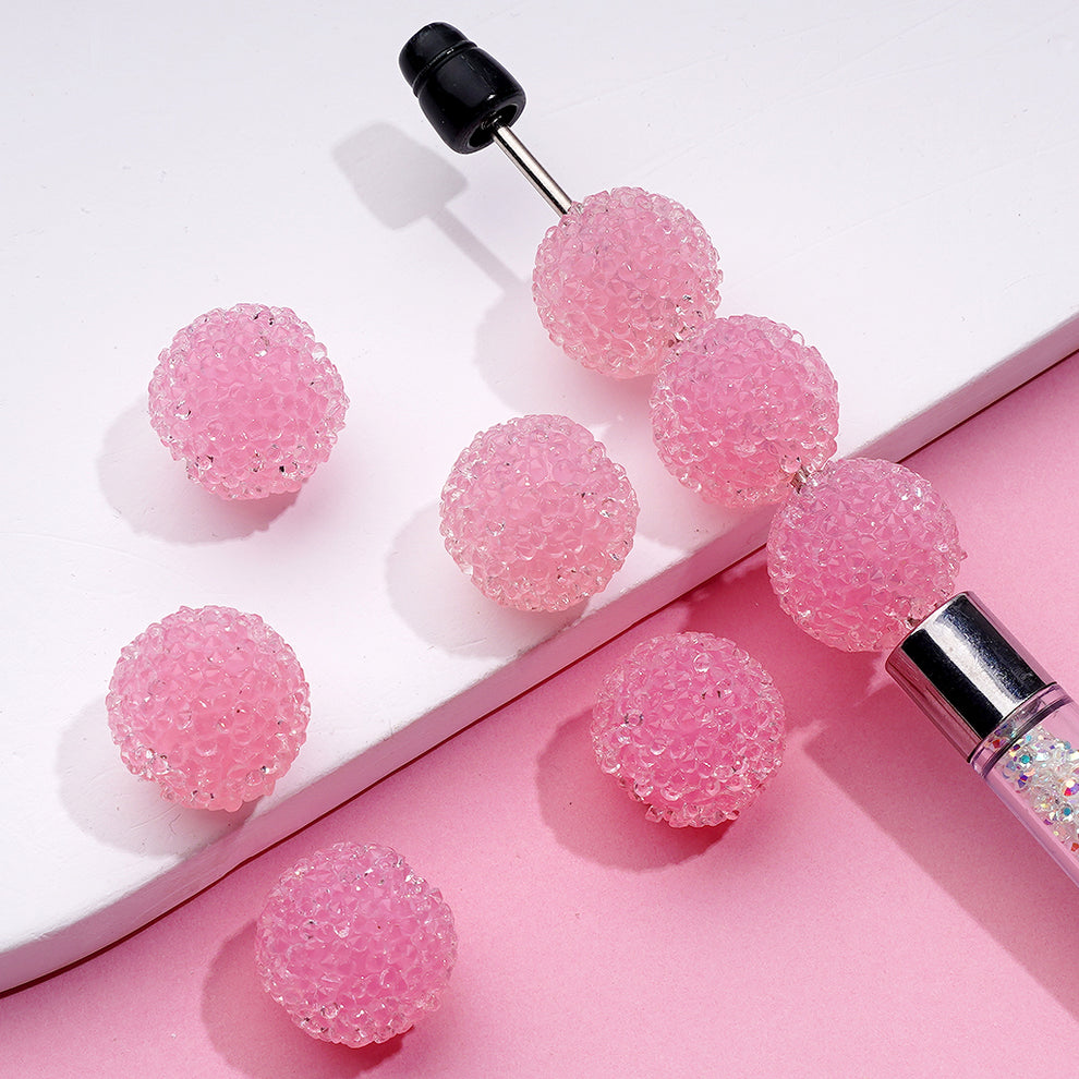Hard Sugar Beads in Jelly Colors Acrylic Beads Clear Rhinestones 16mm ...