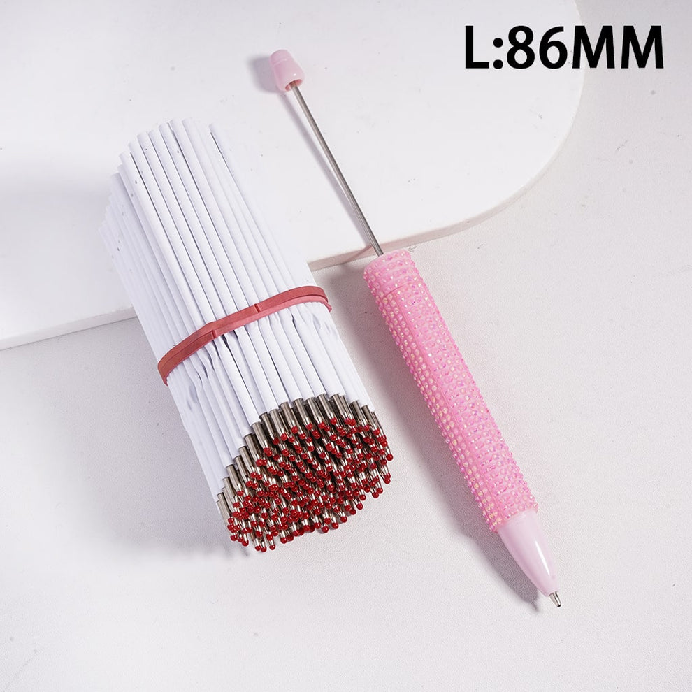 Black Ink Refills for Beadable Pens, Length 86MM (Please Read Descript ...