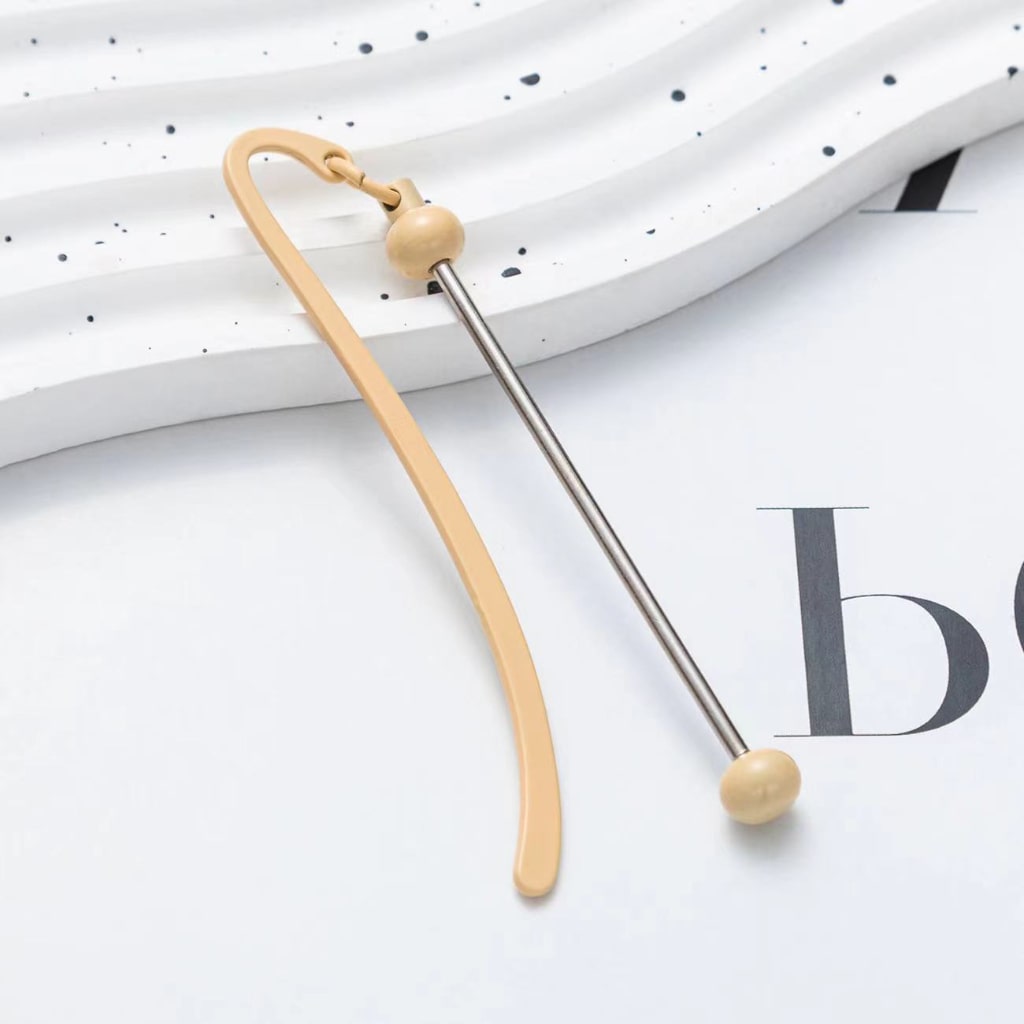 Beaded Bookmark Bulk Beadable Book Mark Metal DIY Pack, Size 86mm, 3.3 ...