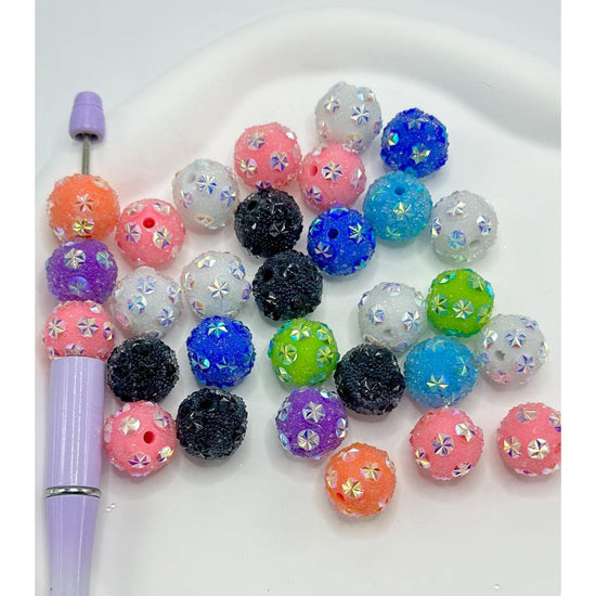 Starry Colorful Sparkling Rhinestone Beads Sugar Beads – Beadable Bliss