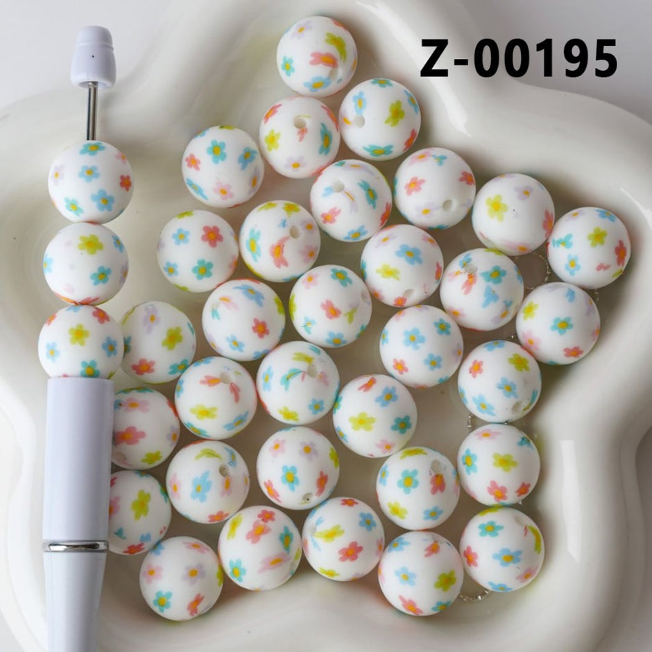 Printed Silicone Beads – Beadable Bliss