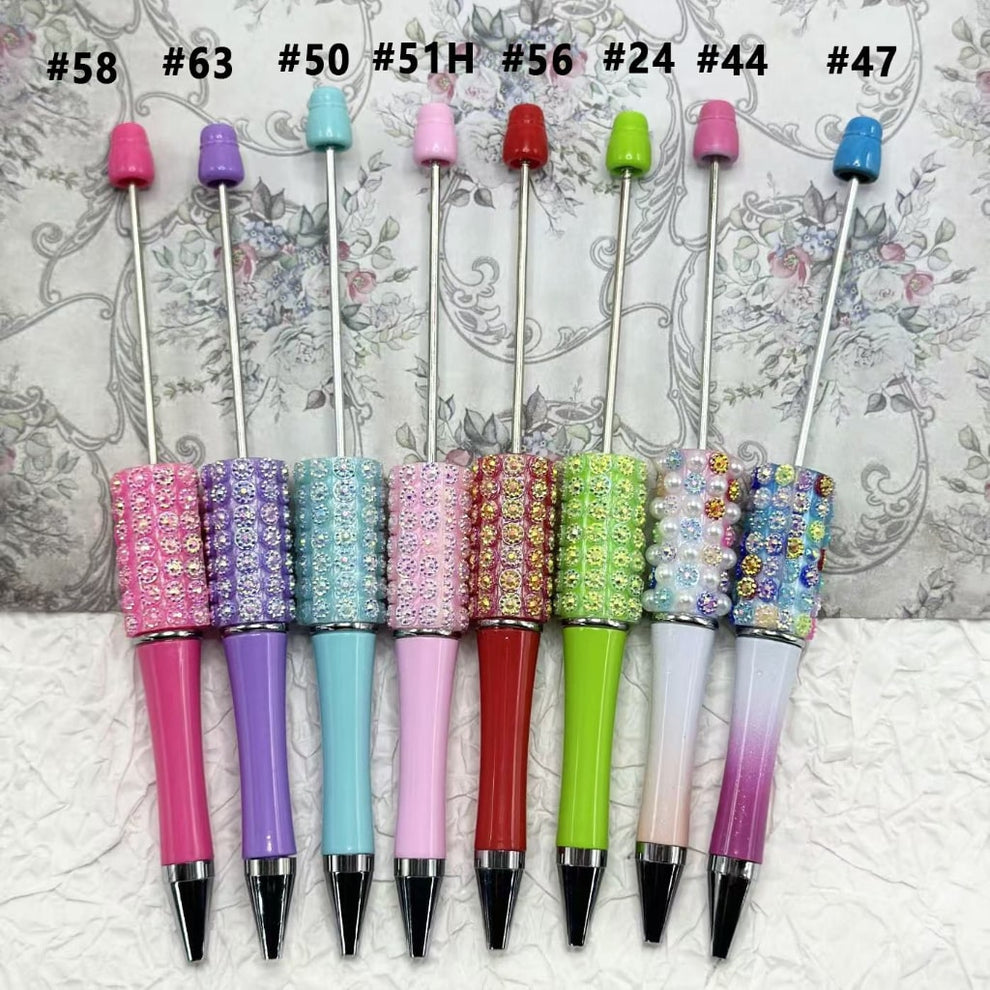 Bling Bling Multi-Color Rhinestones Beadable Pens – Beadable Bliss