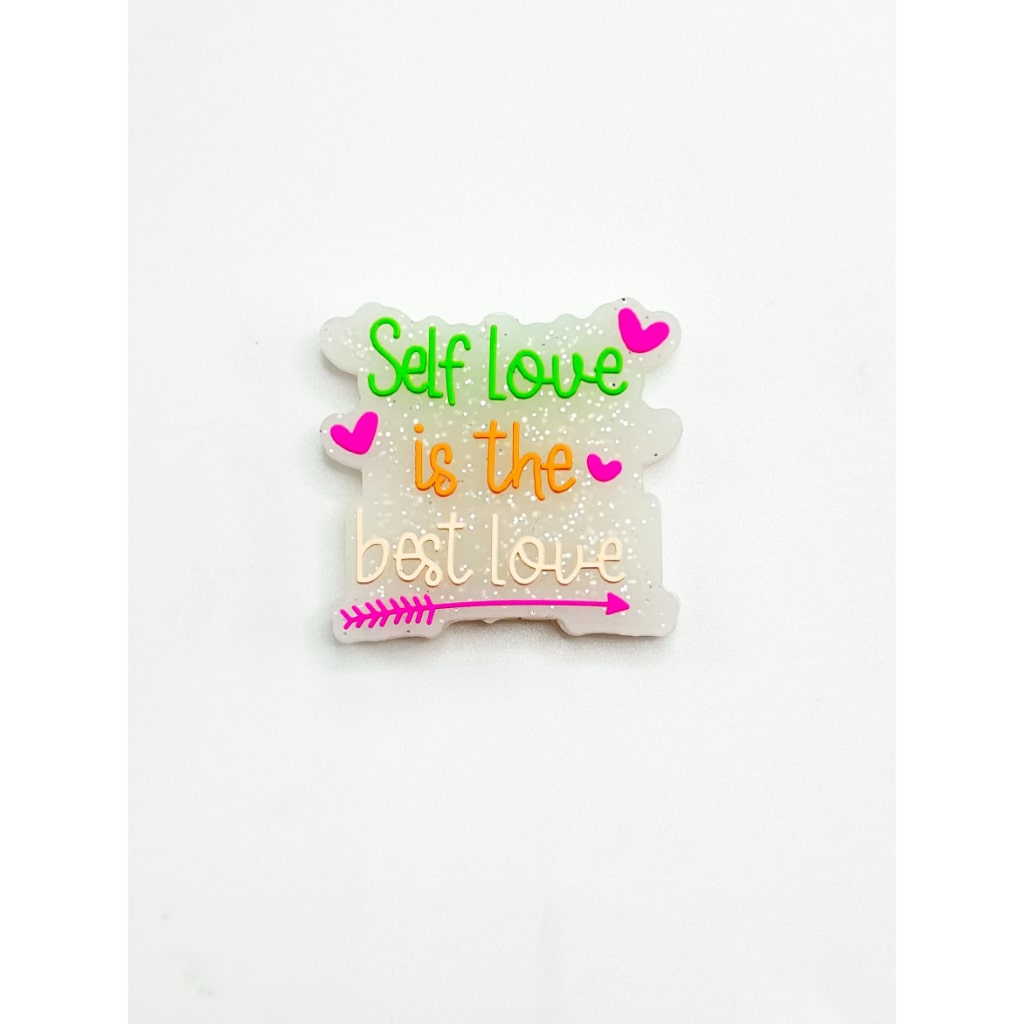 Self Love Is The Best Love Silicone Focal Beads Beadable Bliss