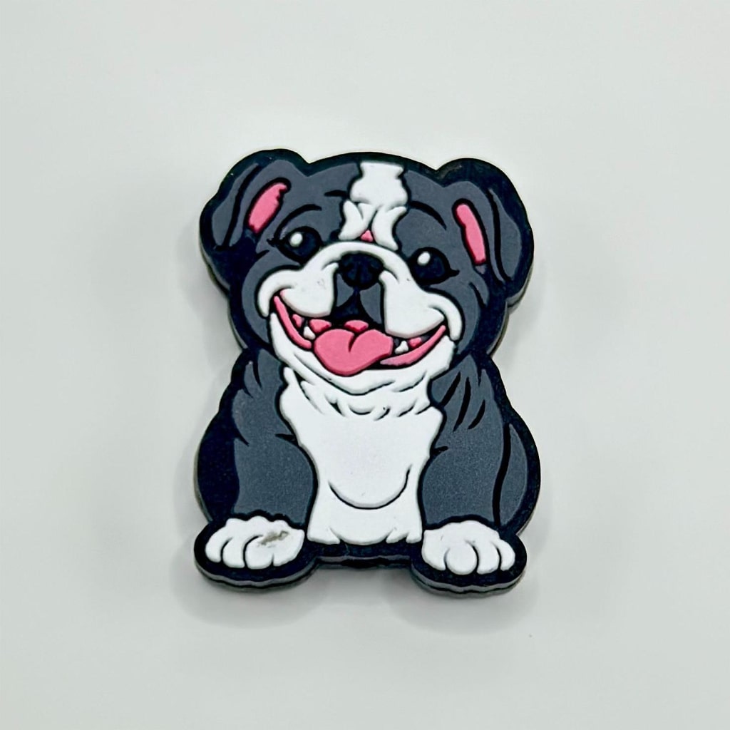 Cute Pug Dog Silicone Focal Beads – Beadable Bliss