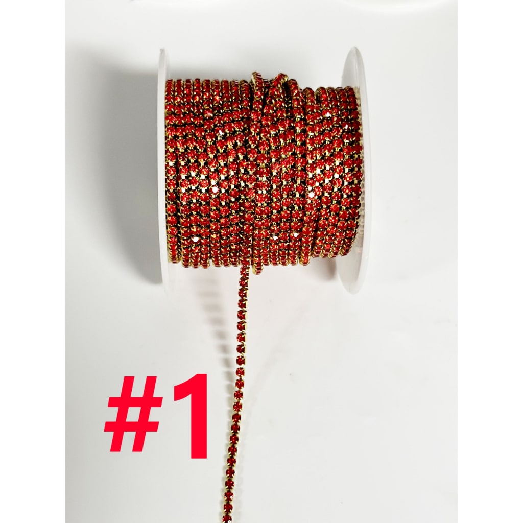 DIY Bling Bling Rhinestone Pearl Chain Accessories, Around 10 Yard of ...